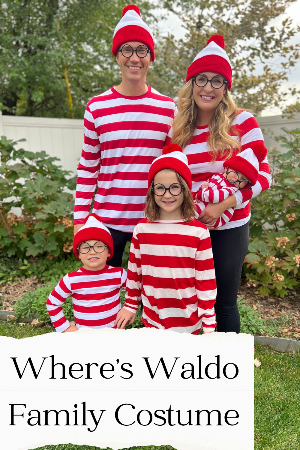 Where’s Waldo Family Costume - Twin Tested